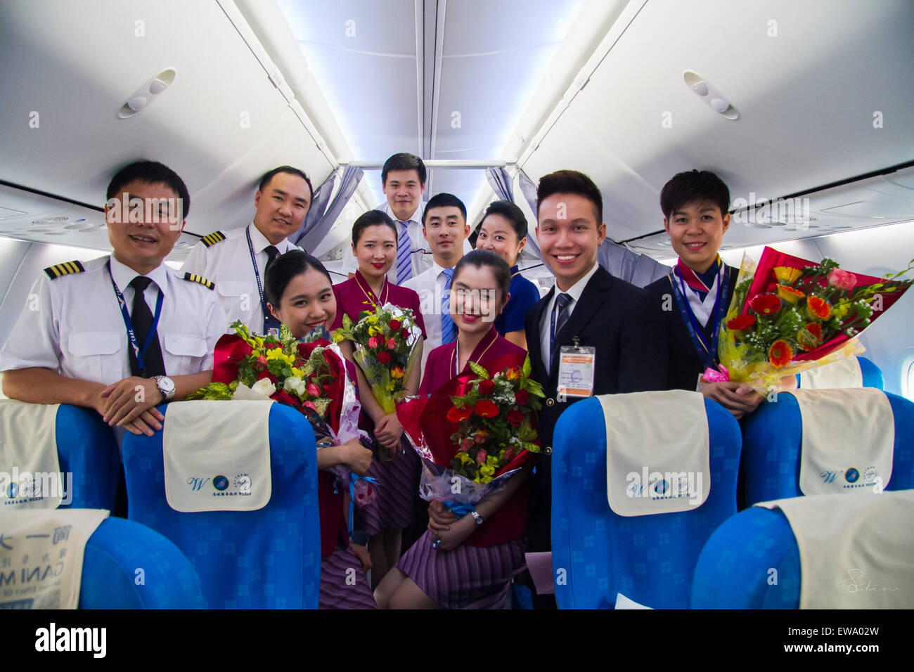 Ho Chi Minh City, China's Guangdong Province. 20th June, 2015. Crew ...