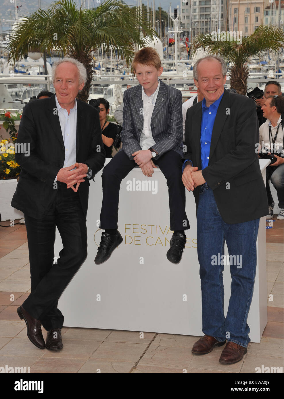 CANNES, FRANCE - MAY 15, 2011: Directors Jean-Pierre Dardenne & Luc ...
