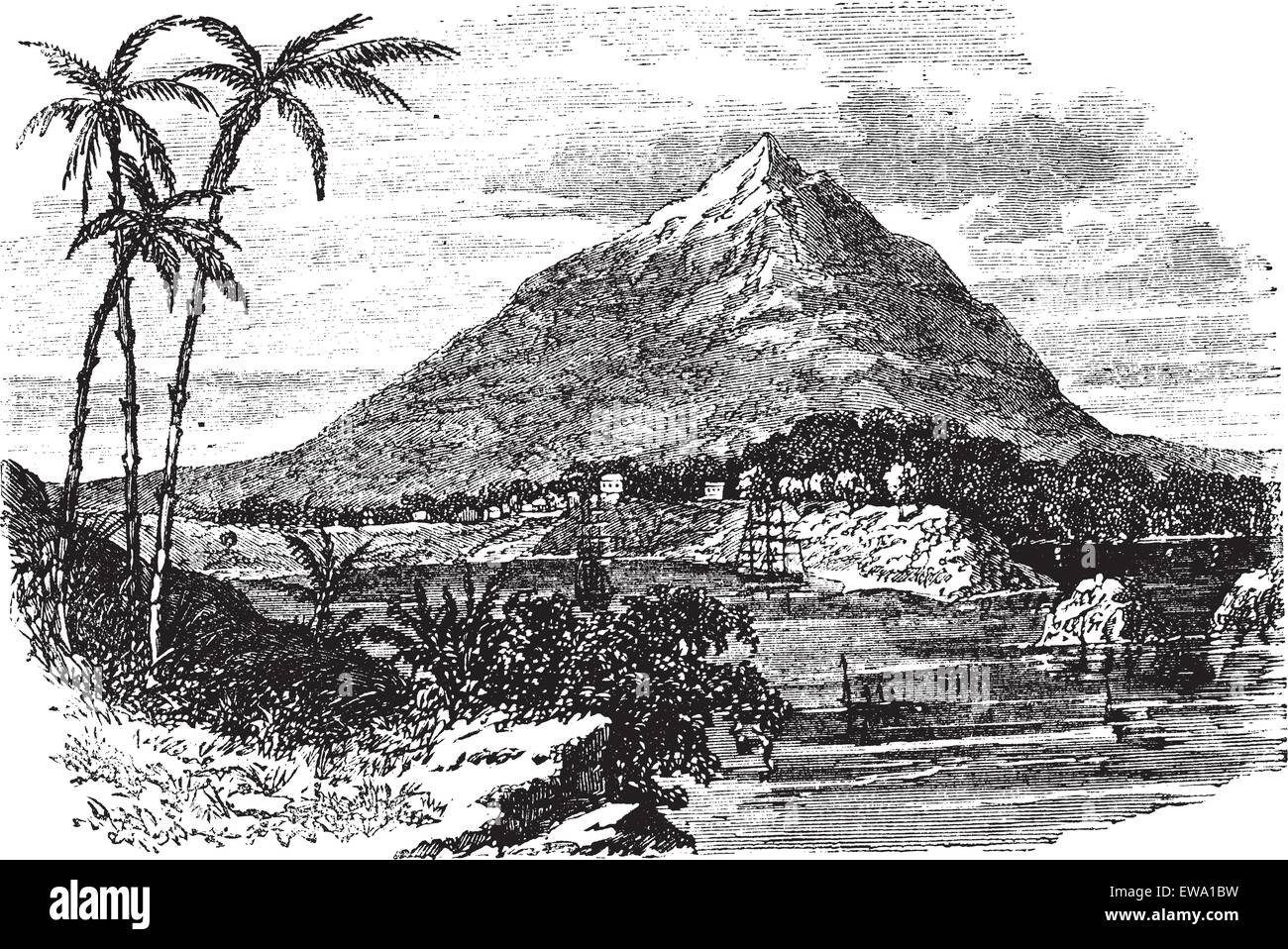 Bioko Island or Fernando Po Island in the Republic of Equatorial Guinea ...