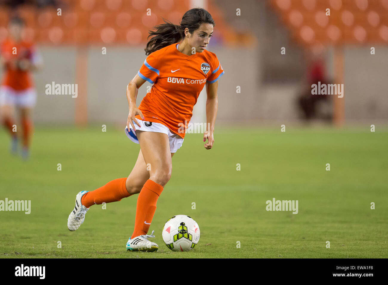 Houston, Texas, USA. 20th June, 2015. Houston Dash forward Allie Bailey ...