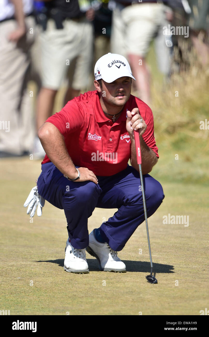 University Place, Washington, USA. 20th June, 2015. Patrick Reed lines ...