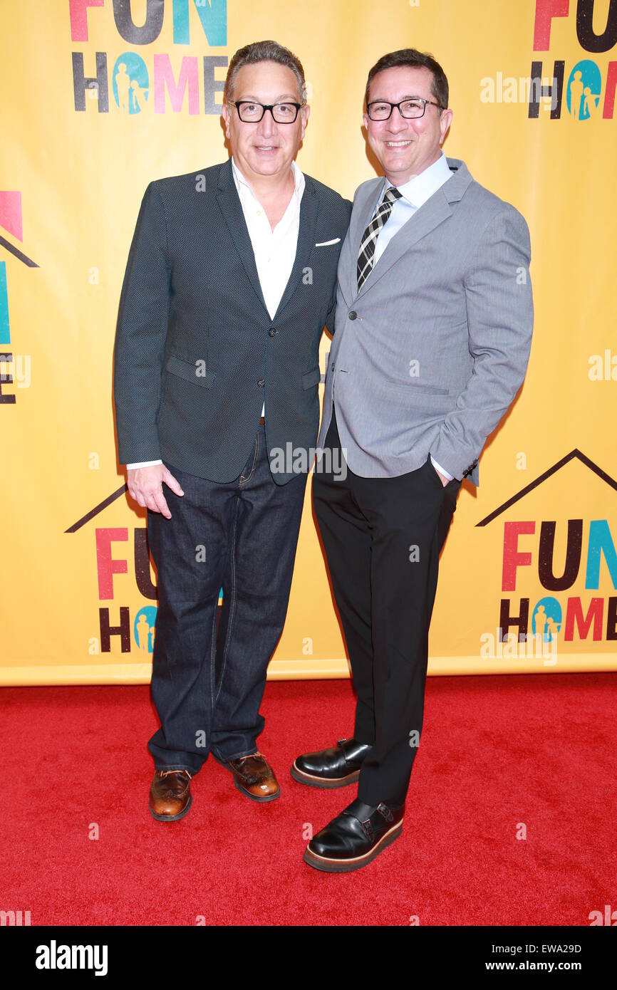 Opening night for Fun Home at the Circle in the Square Theatre - Arrivals. Featuring: Moises ...