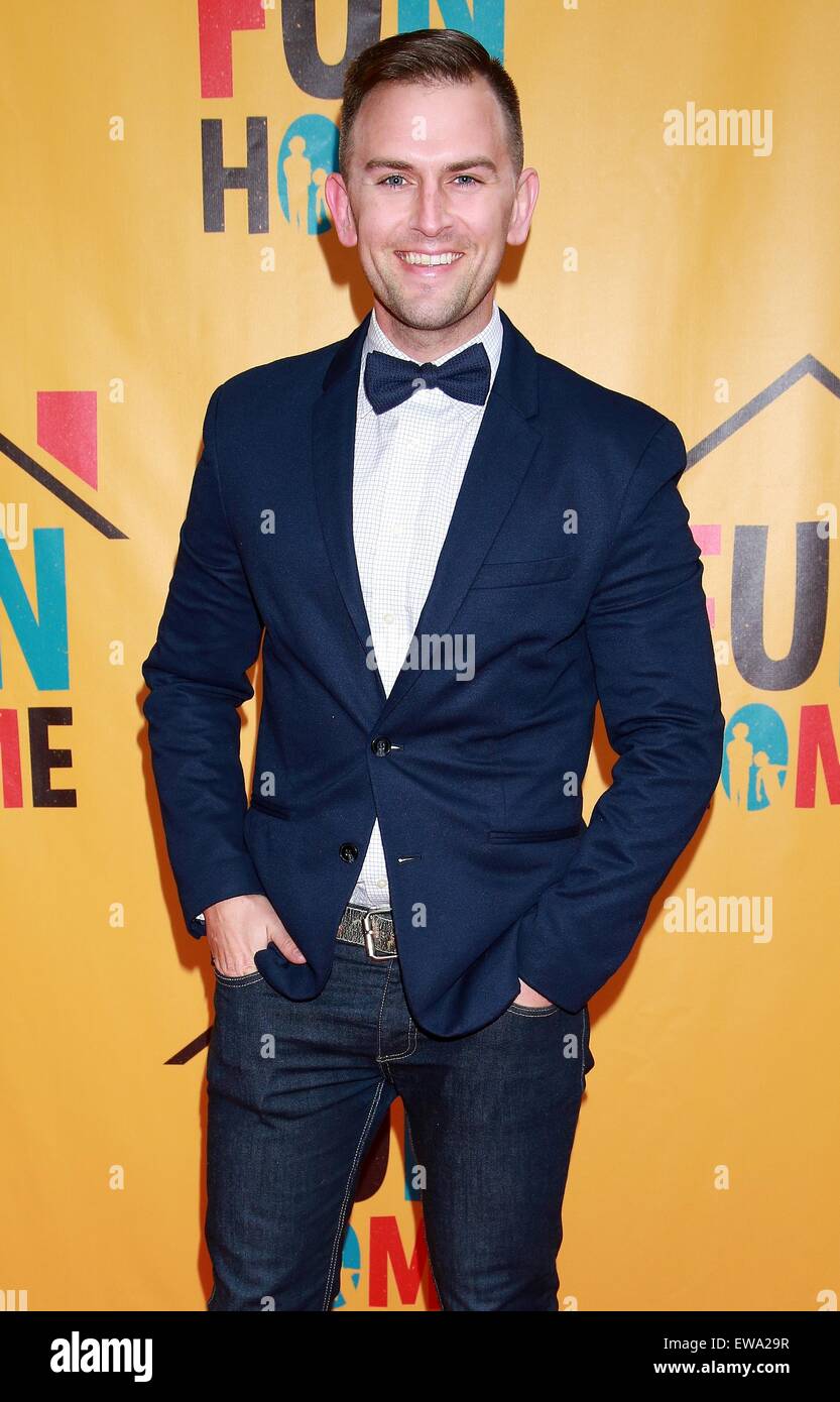 Opening night for Fun Home at the Circle in the Square Theatre ...