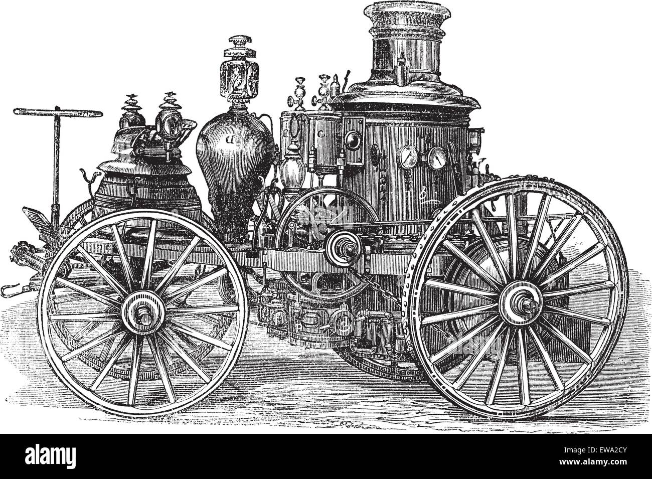 Steam powered pump Stock Vector Images - Alamy