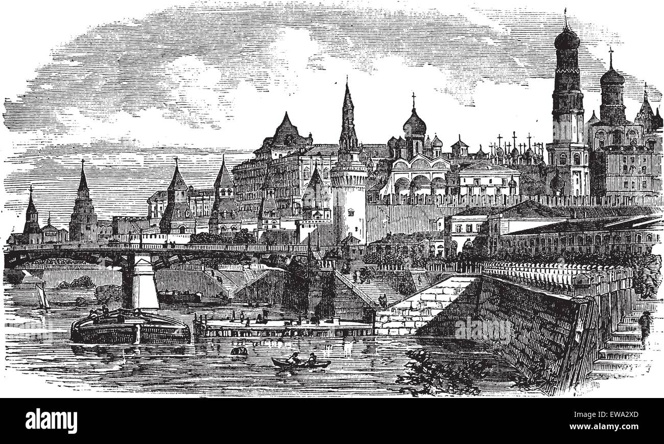 Old church river Stock Vector Images - Alamy