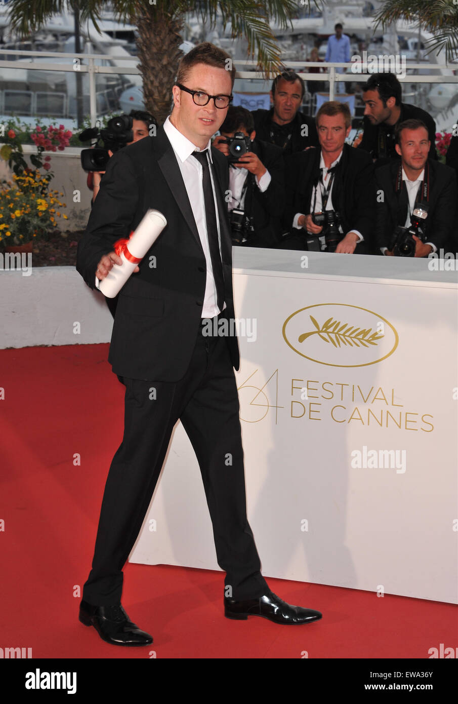 CANNES, FRANCE - MAY 22, 2011: Nicolas Winding Refn - winner of the ...