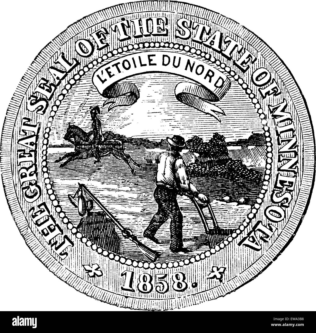 Minnesota history Stock Vector Images - Alamy