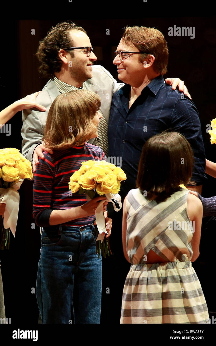 Opening night for Fun Home at the Circle in the Square Theatre ...