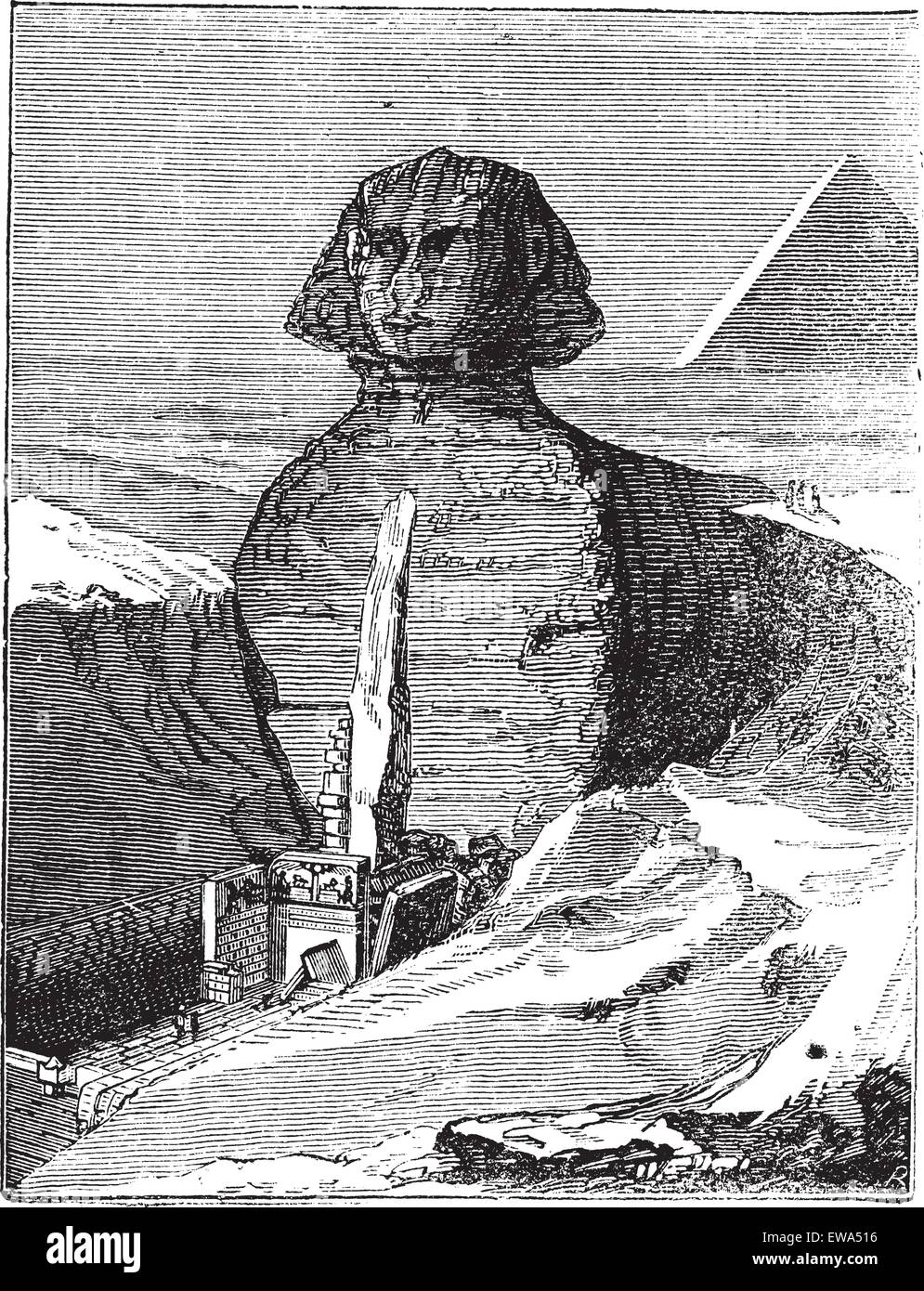 Great Sphinx Of Giza Drawing