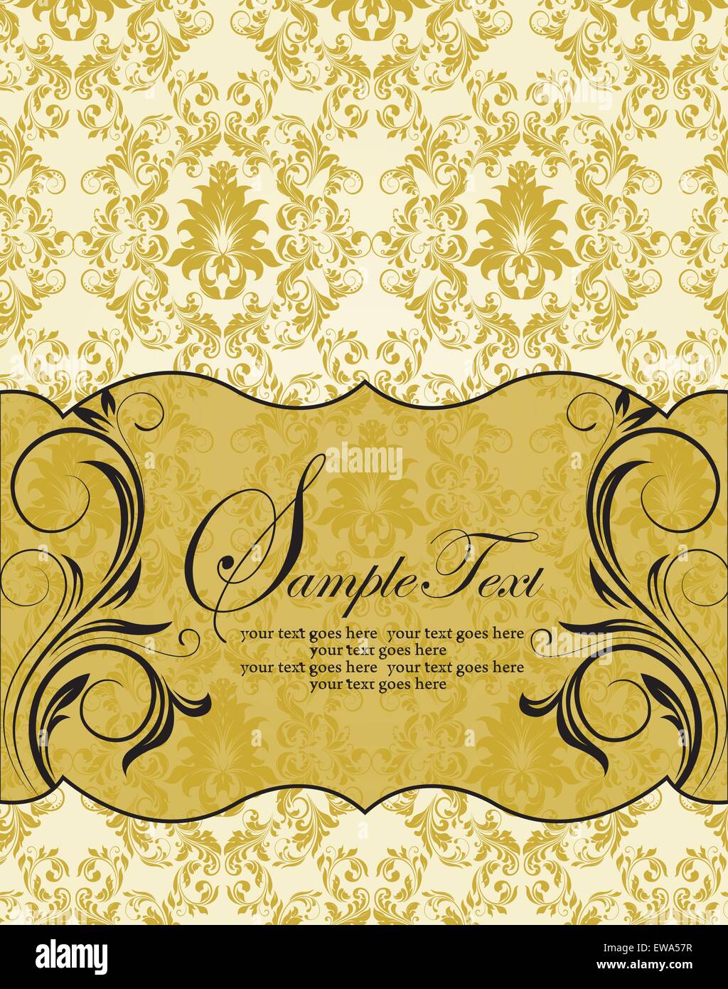 Vintage card design hi-res stock photography and images - Alamy