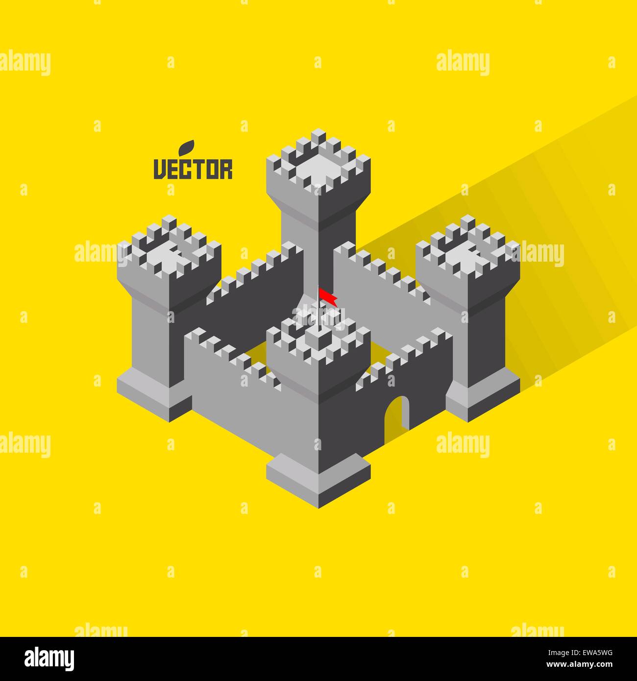 Fort fortification defence defense Stock Vector Images - Alamy