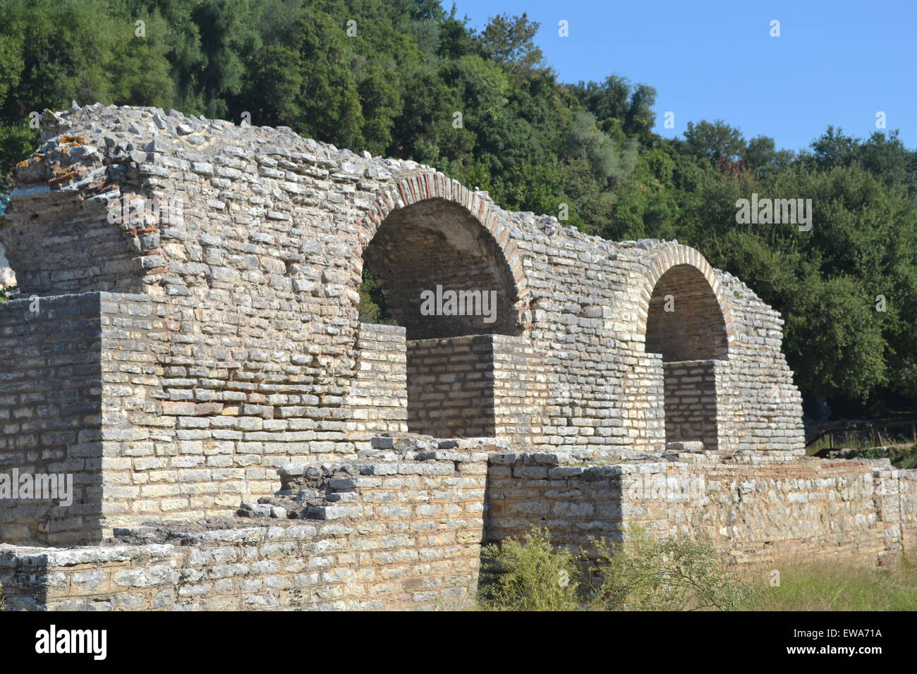 Butrint city ruins Stock Photo - Alamy