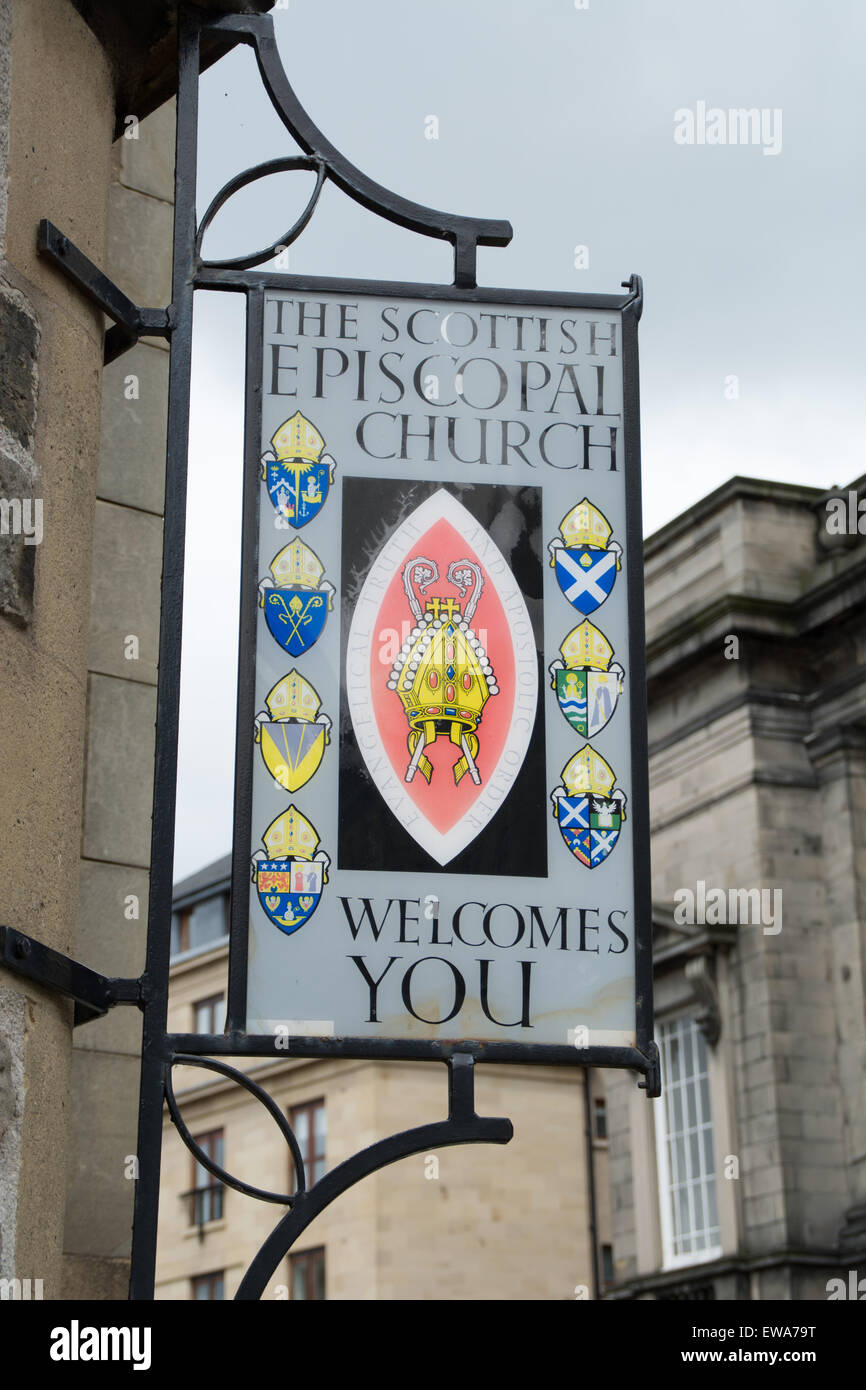 The Scottish Episcopal church welcomes you sign along St Stephen's ...