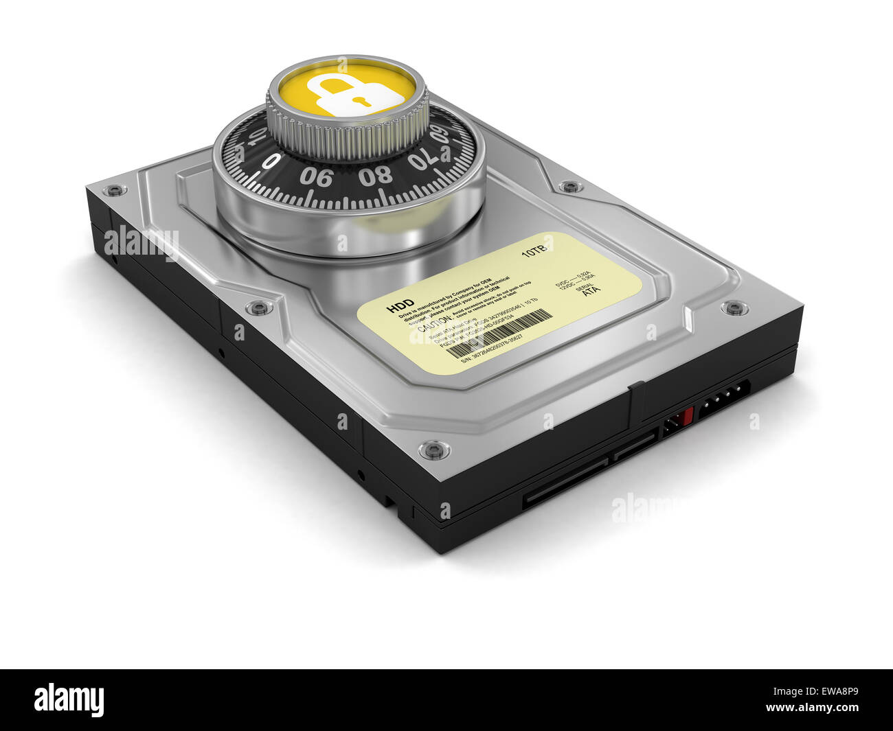 Hard Drive protection. Image with clipping path Stock Photo - Alamy
