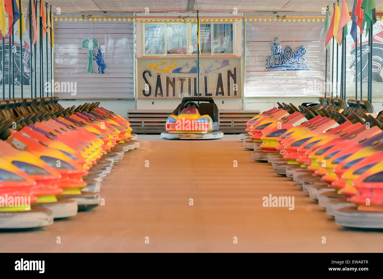 -Santillan- track, with bumper cars designed by -Reverchon Industries ...