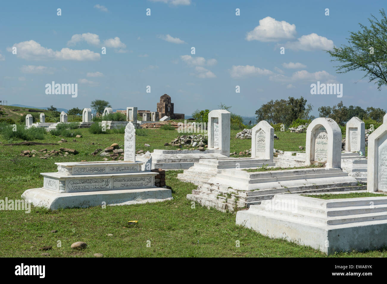 Graveyard for Muslims Jhelum Pakistan Stock Photo - Alamy