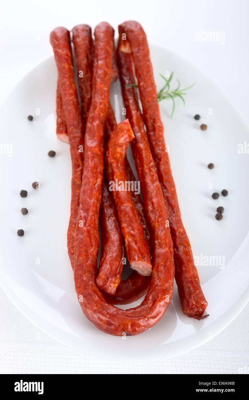 Kabanosy sausage hi-res stock photography and images - Alamy