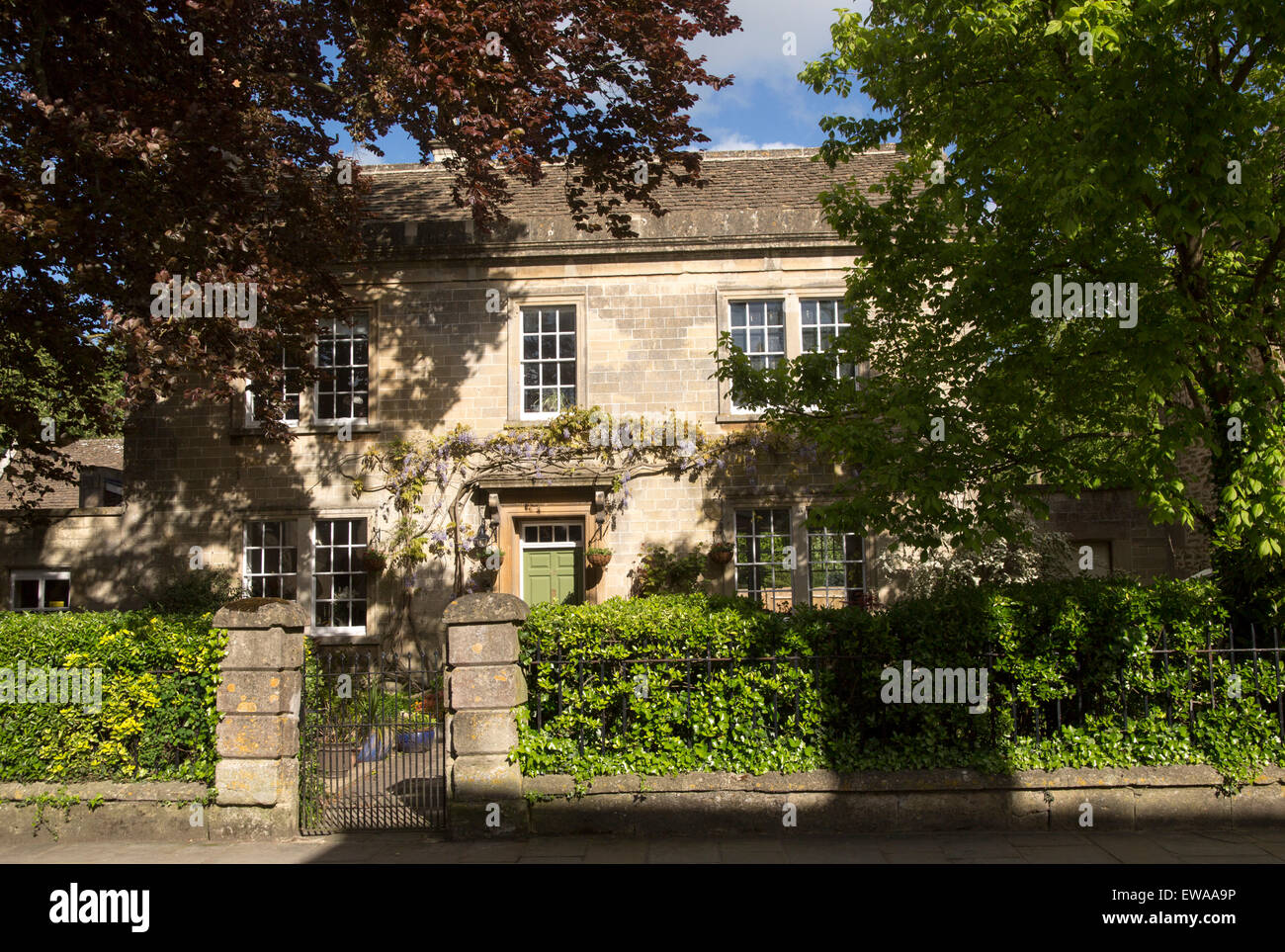 Historic buildings, High Street, Corsham, Wiltshire, England, UK Stock ...