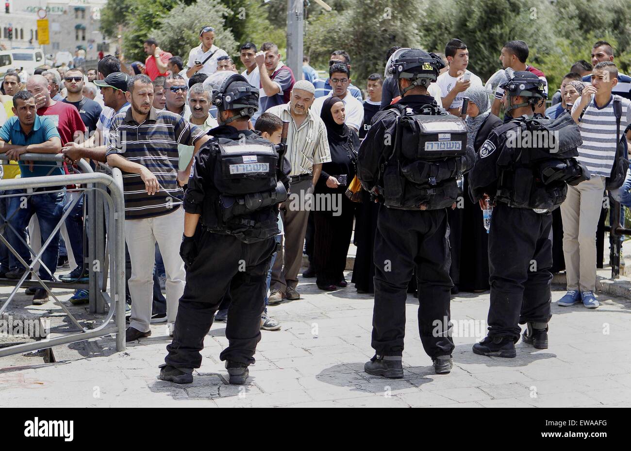 Jerusalem, Jerusalem, Palestinian Territory. 21st June, 2015. An ...