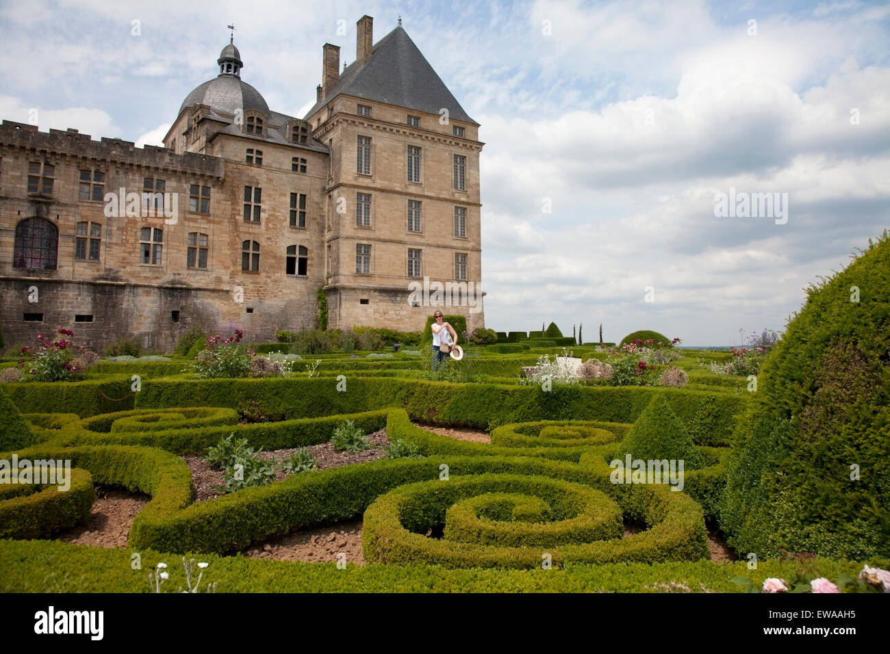 Hautefort castle gardens hi-res stock photography and images - Alamy