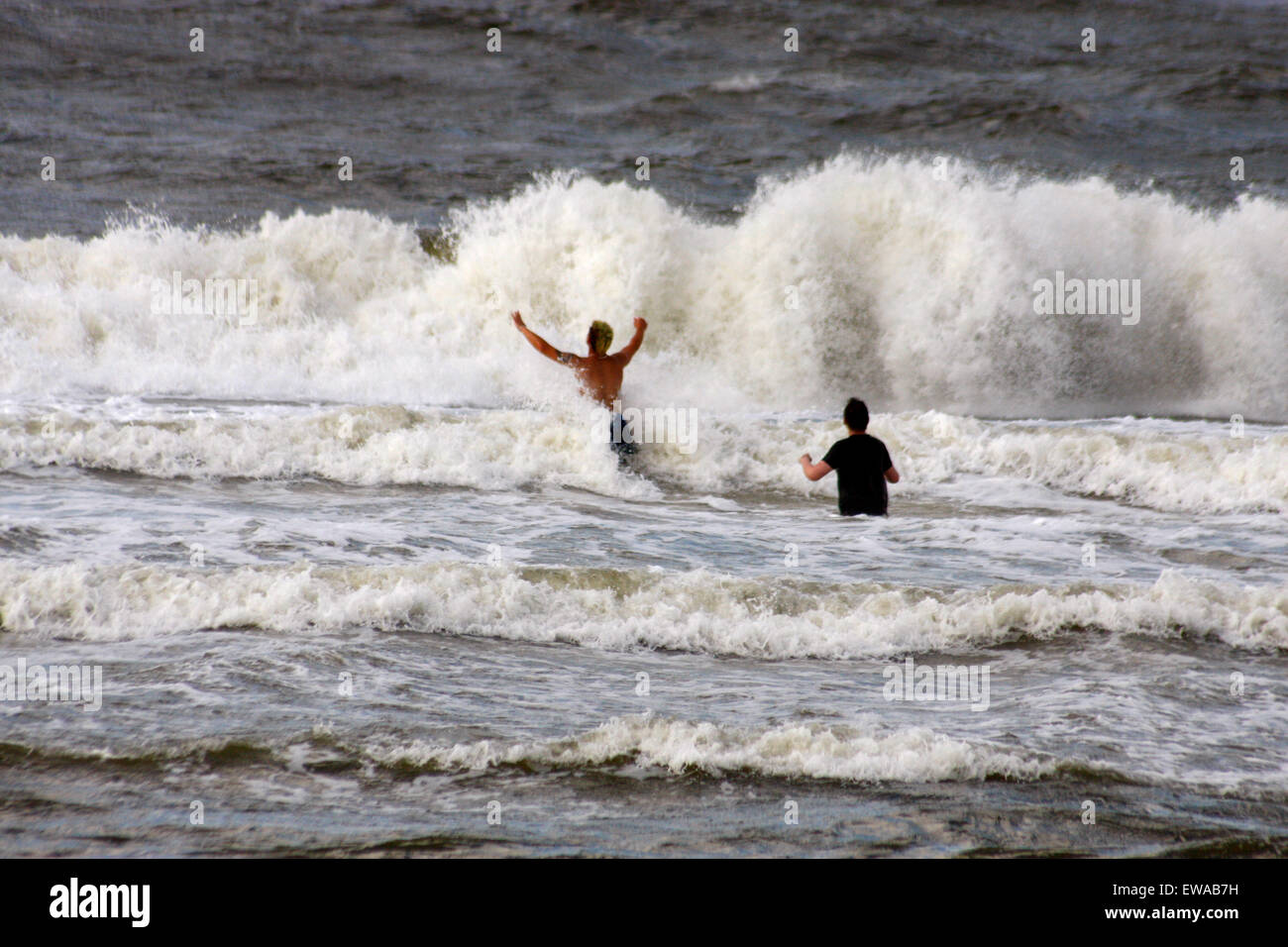 Impressionen: Badende, Strand, Nordsee, Sylt Stock Photo - Alamy