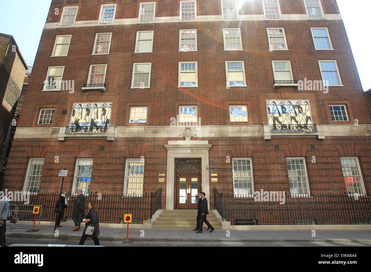 The Lindo Wing of St Mary's Hospital Preparations as the wait continues ...