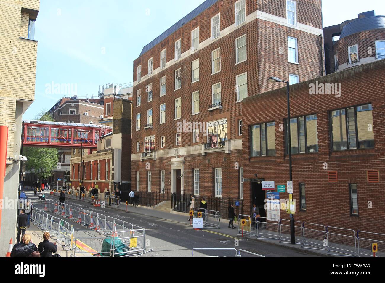 The Lindo Wing of St Mary's Hospital Preparations as the wait continues ...