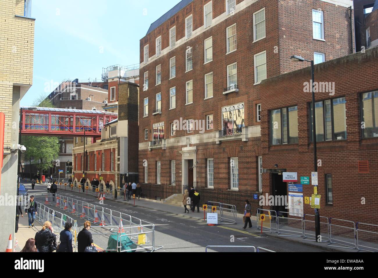 The Lindo Wing of St Mary's Hospital Preparations as the wait continues ...