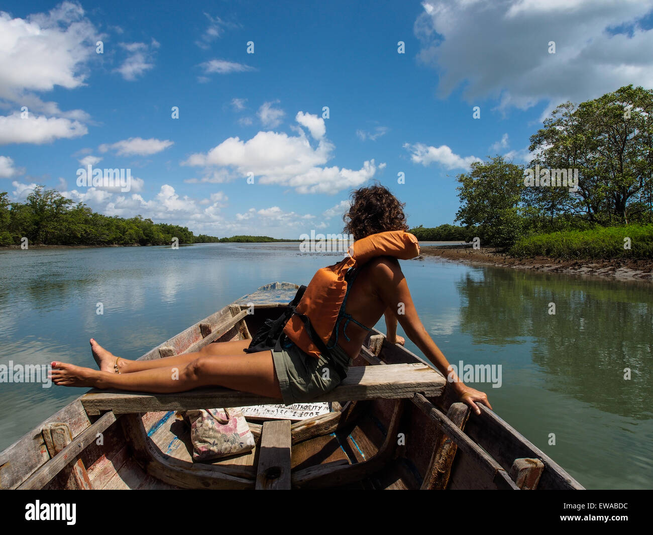 Beautiful woman on boat hi-res stock photography and images - Alamy