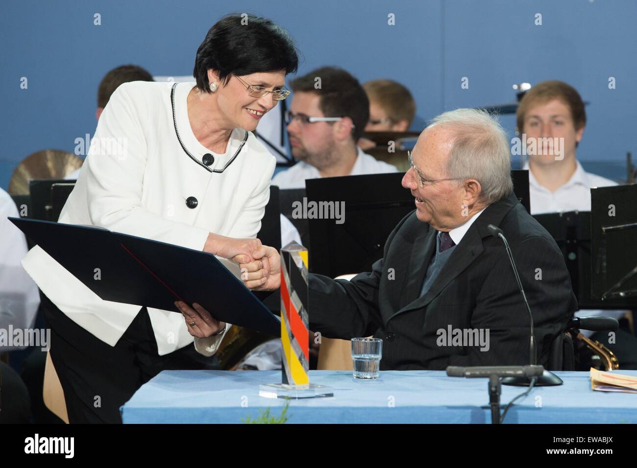 Geisa, Germany. 21st June, 2015. The President of the Council of German ...