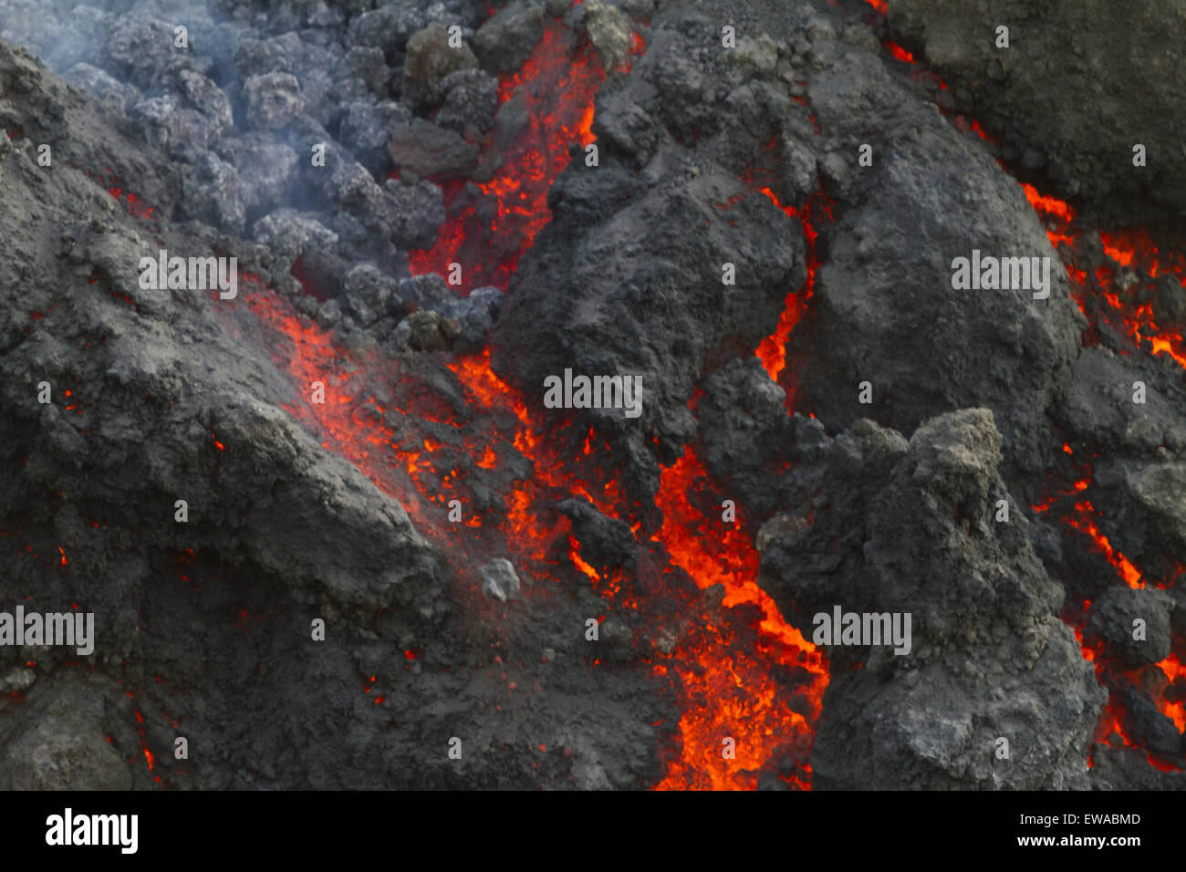 Volcanic lava flow Stock Photo - Alamy