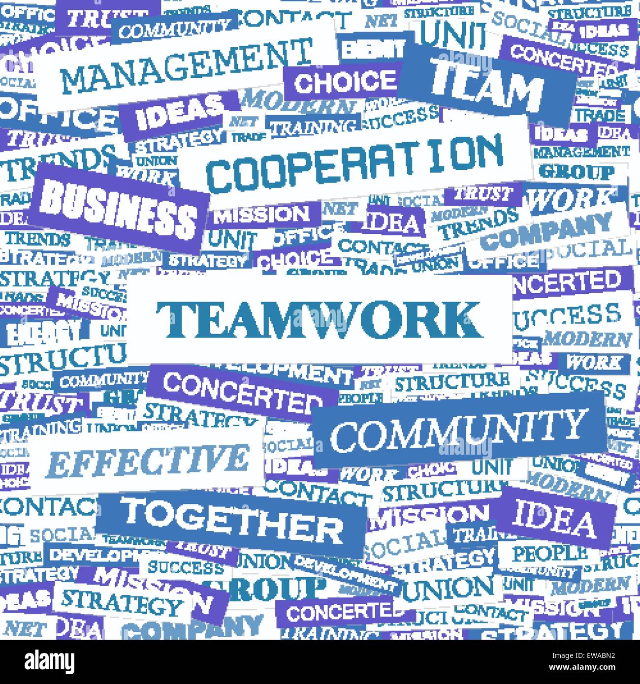 TEAMWORK. Background concept wordcloud illustration. Print concept word ...