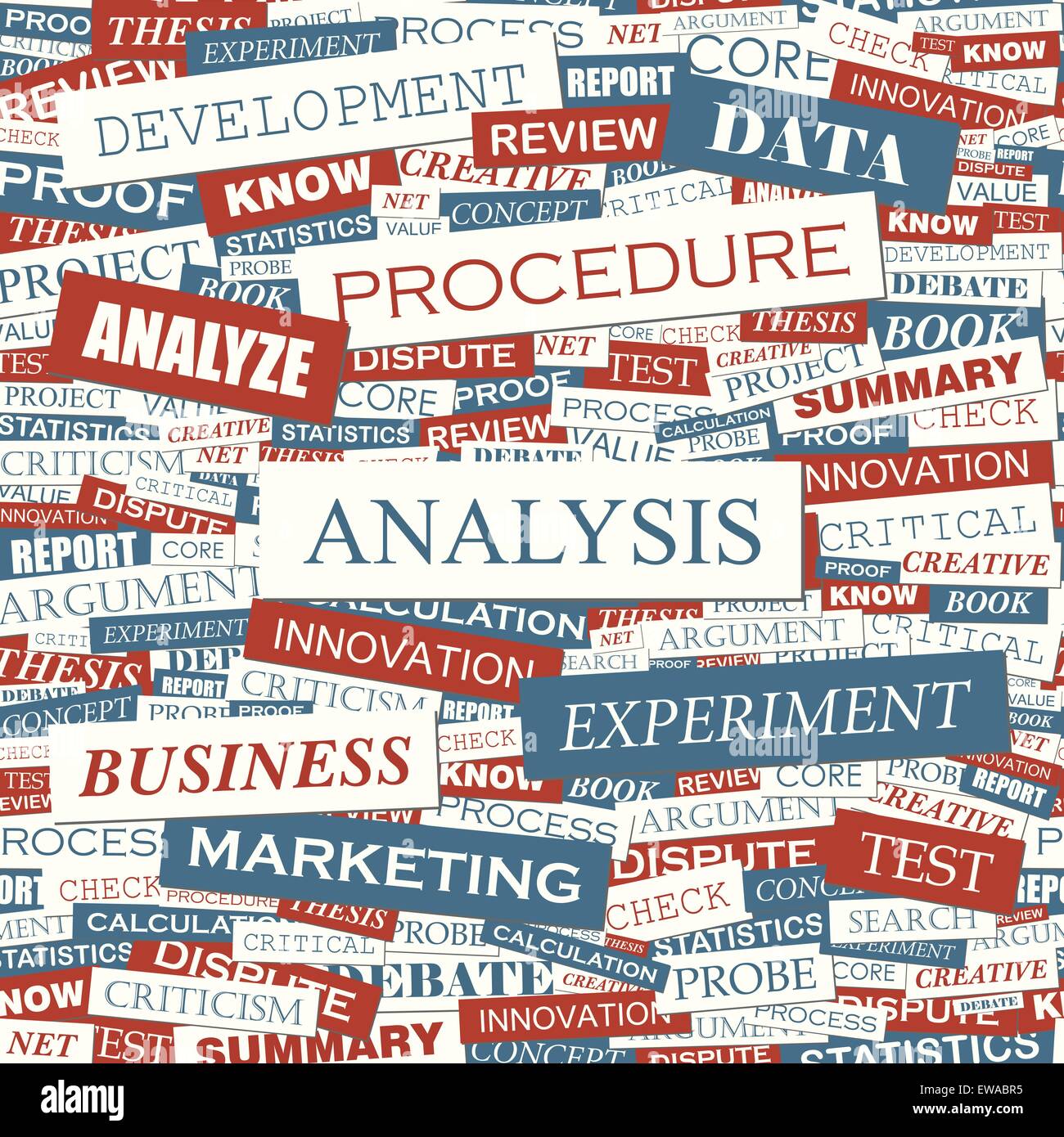 ANALYSIS. Seamless pattern. Concept related words in tag cloud ...