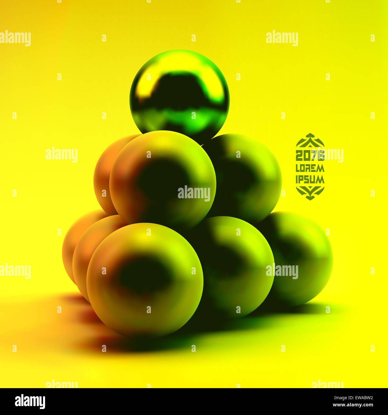 3d concept illustration. Usable for different business design Stock ...