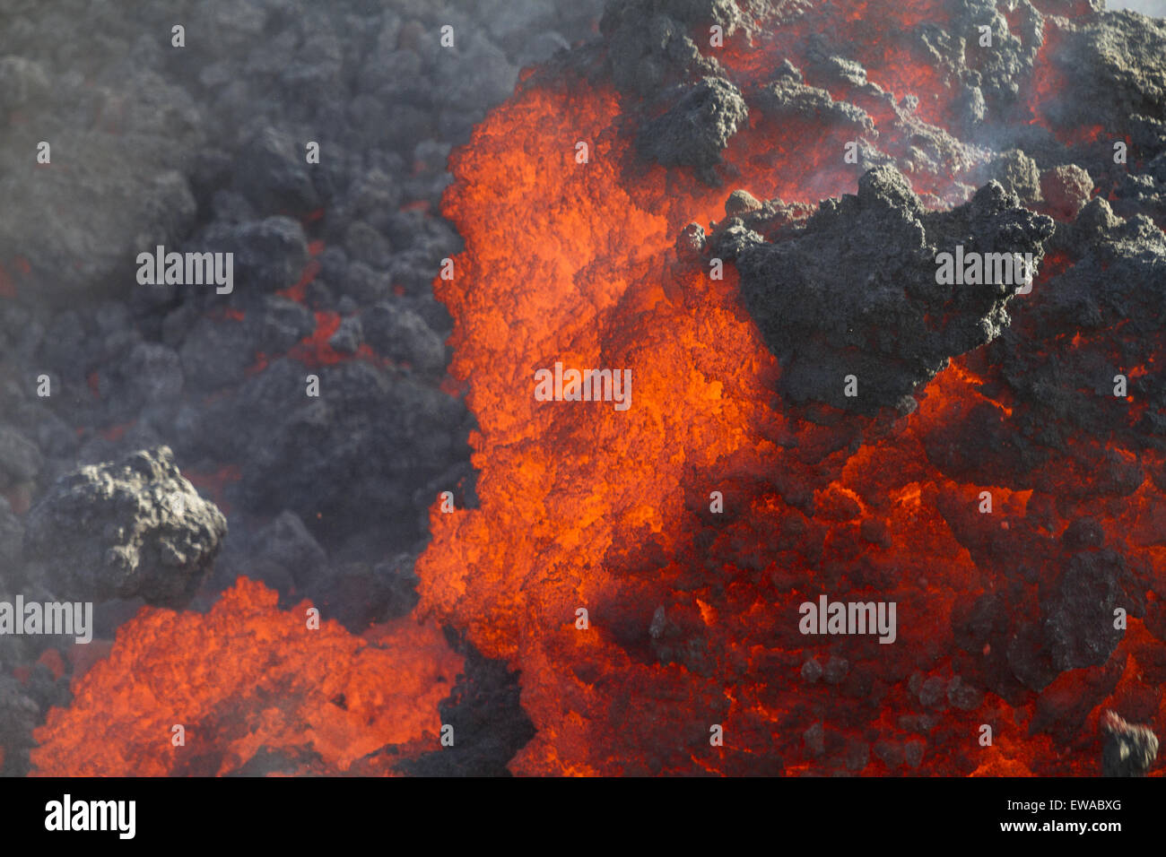 Lava flow close up Stock Photo - Alamy