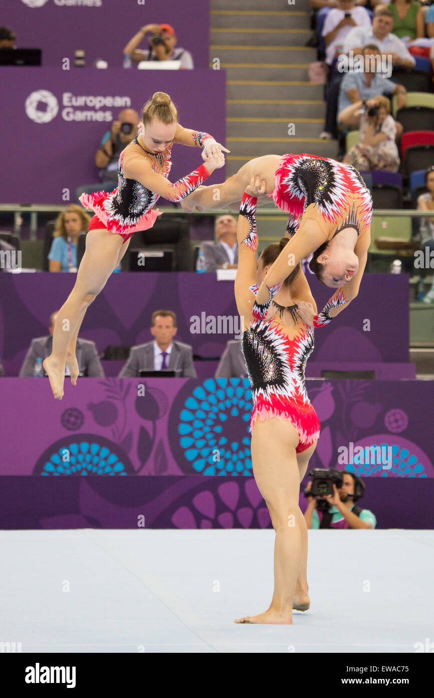 Baku Azerbaijan. 21th June, 2015. Baku 2015 European Games: Gymnastics ...