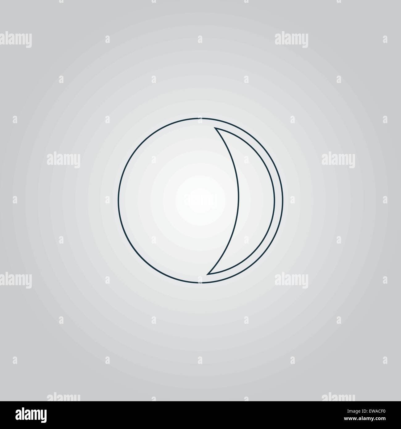 moon vector icon Stock Vector Image & Art - Alamy