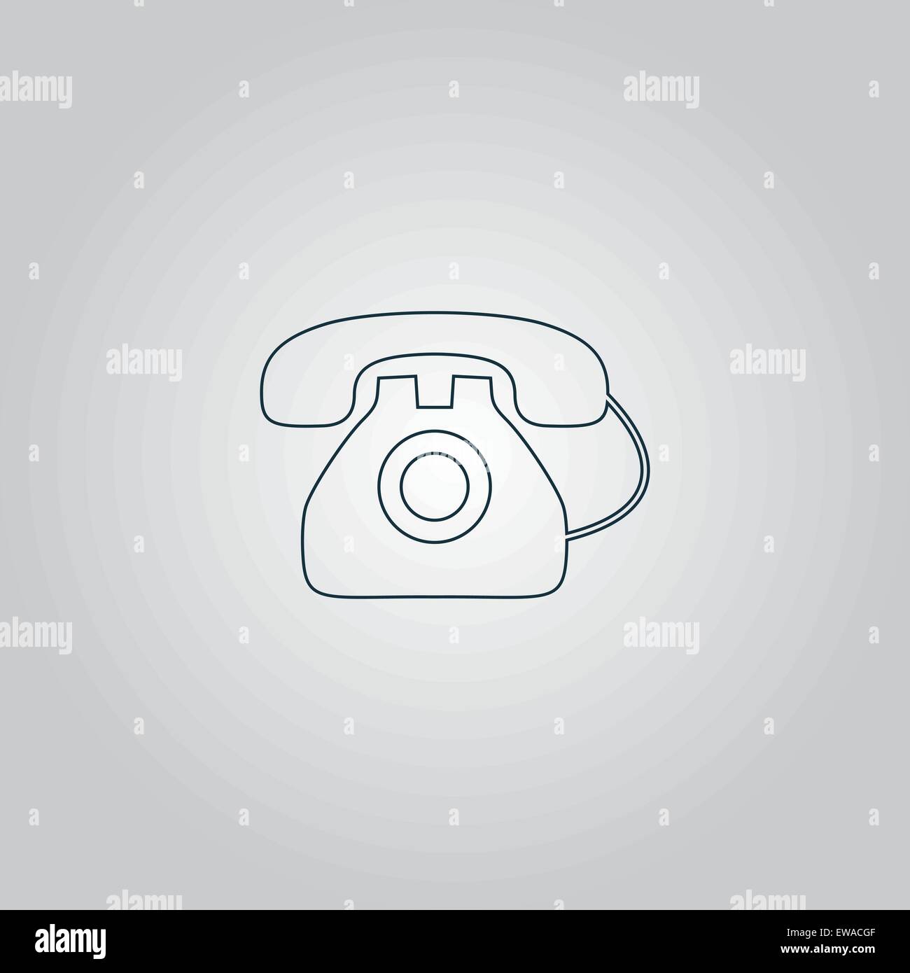 Office telephone - Vector icon isolated Stock Vector Image & Art - Alamy