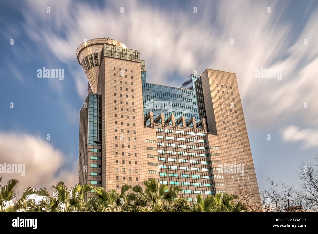Long exposure of Banciao Observatory in Taiwan Stock Photo - Alamy