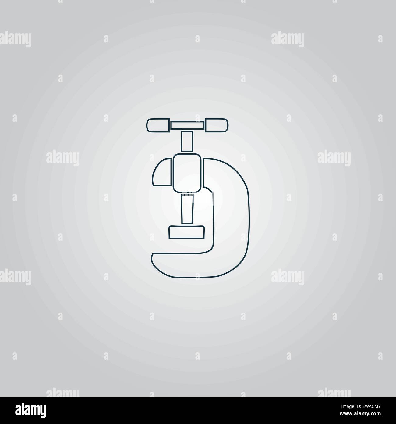 Iron screw press Stock Vector Images - Alamy
