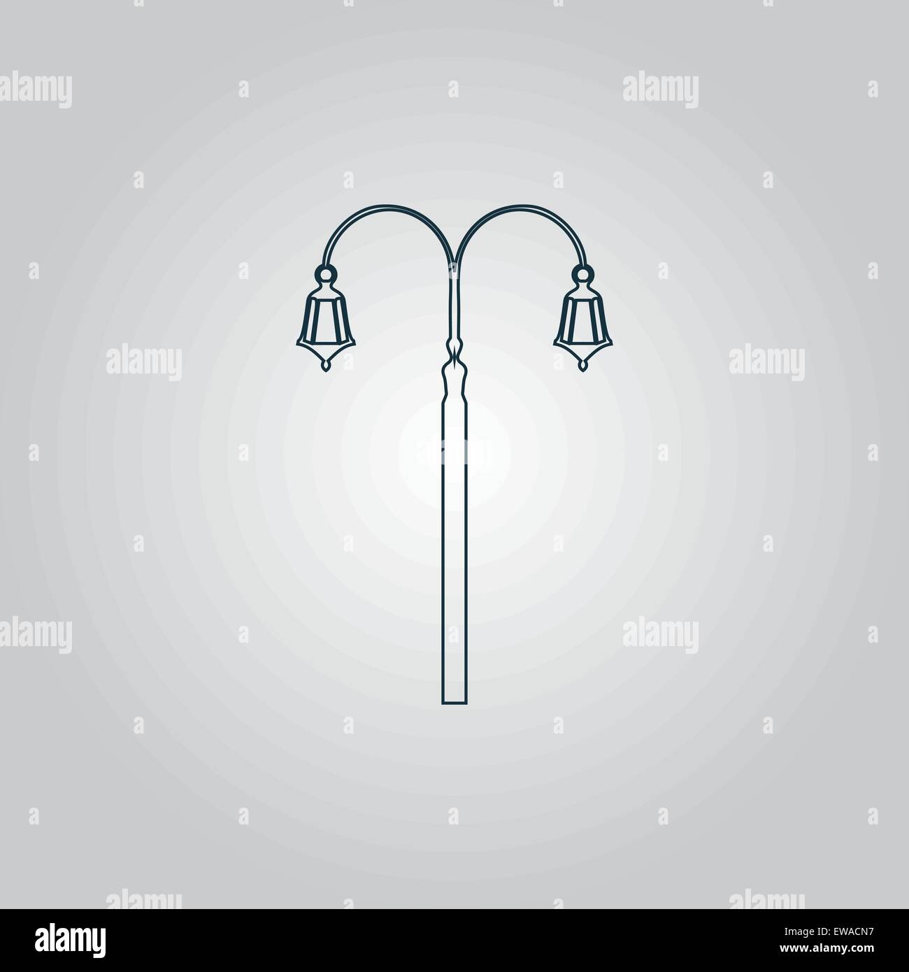 Modern city lantern in Stock Vector Images - Alamy
