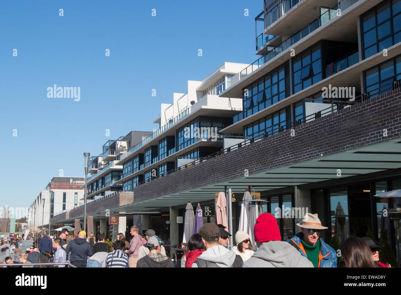 Kingston foreshore development area in Canberra Stock Photo - Alamy