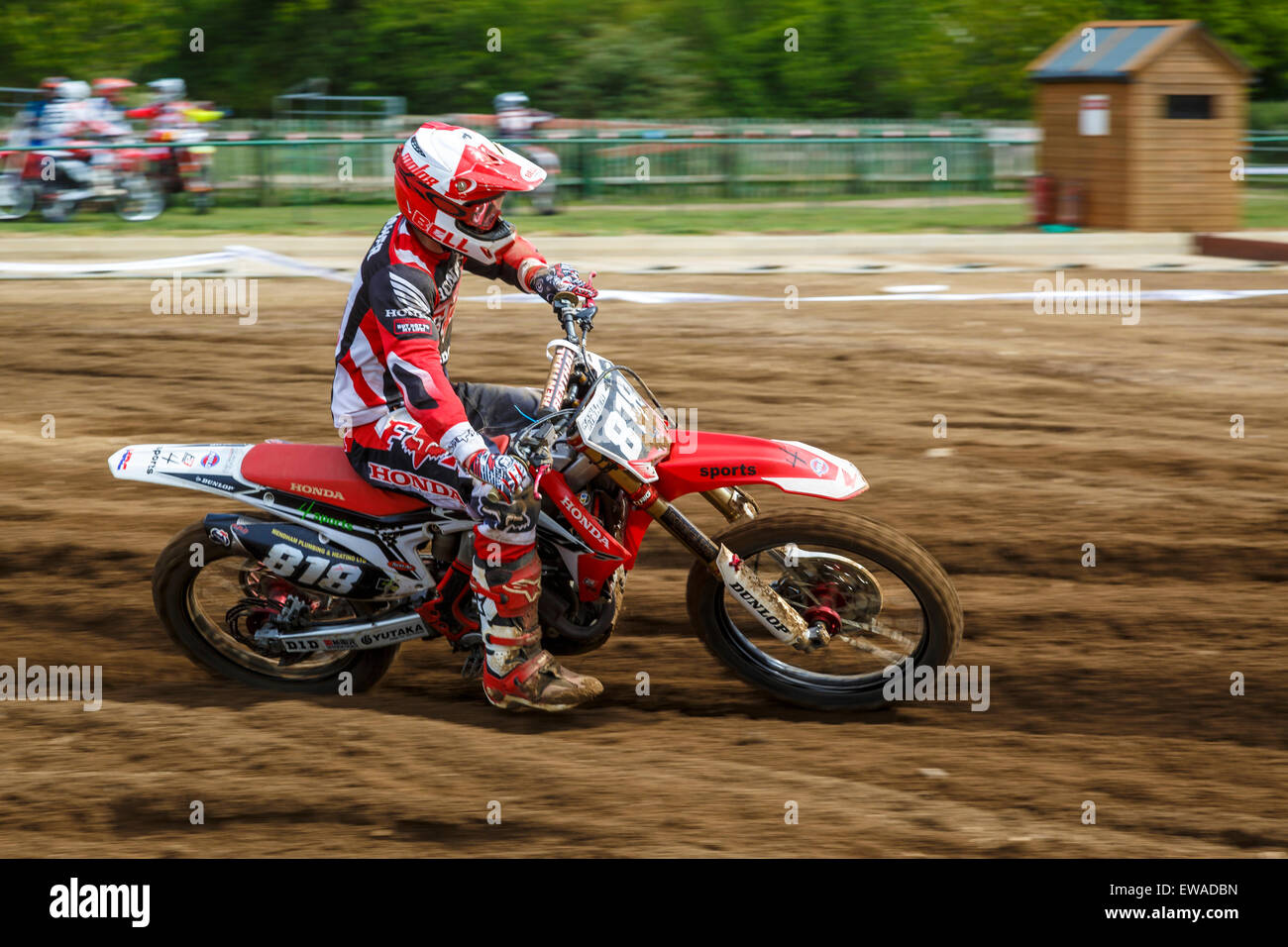 Kane Fisher on his Honda 250 during the Eastern Centre ACU Junior Solo ...
