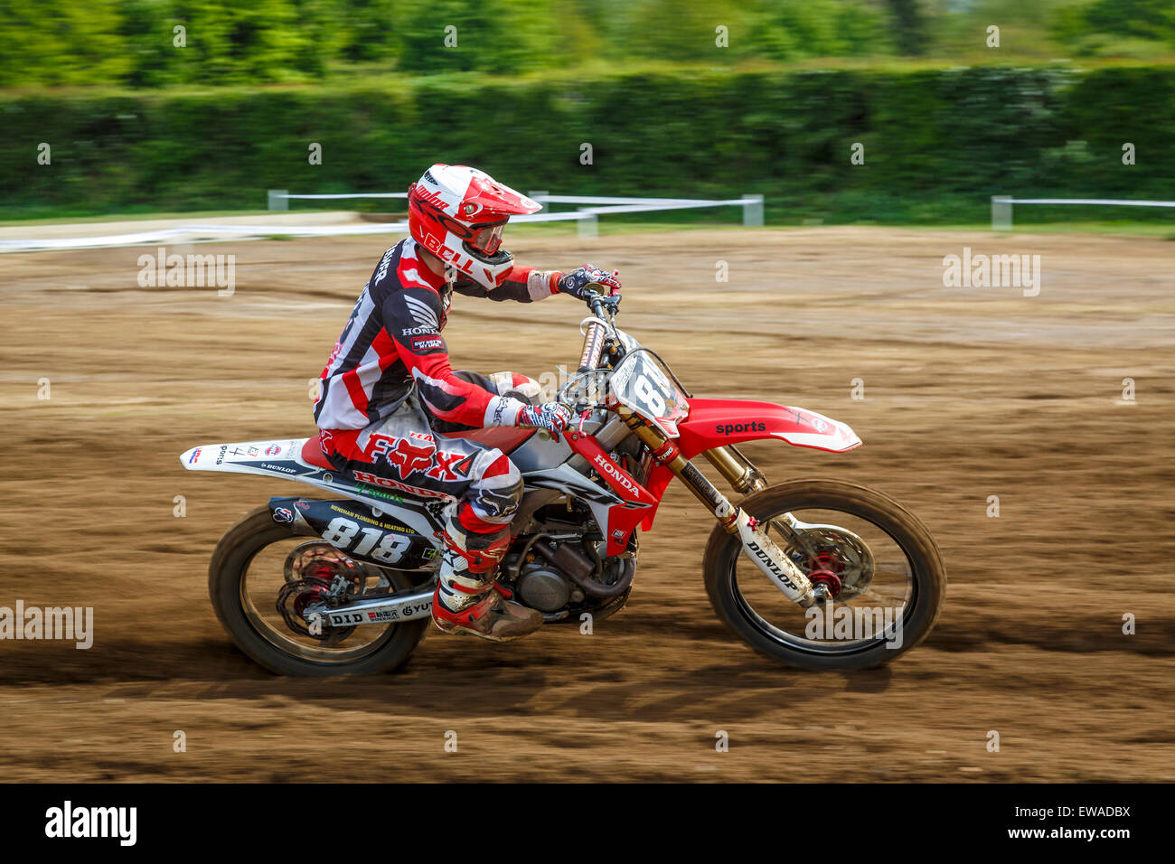 Kane Fisher on his Honda 250 during the Eastern Centre ACU Junior Solo ...