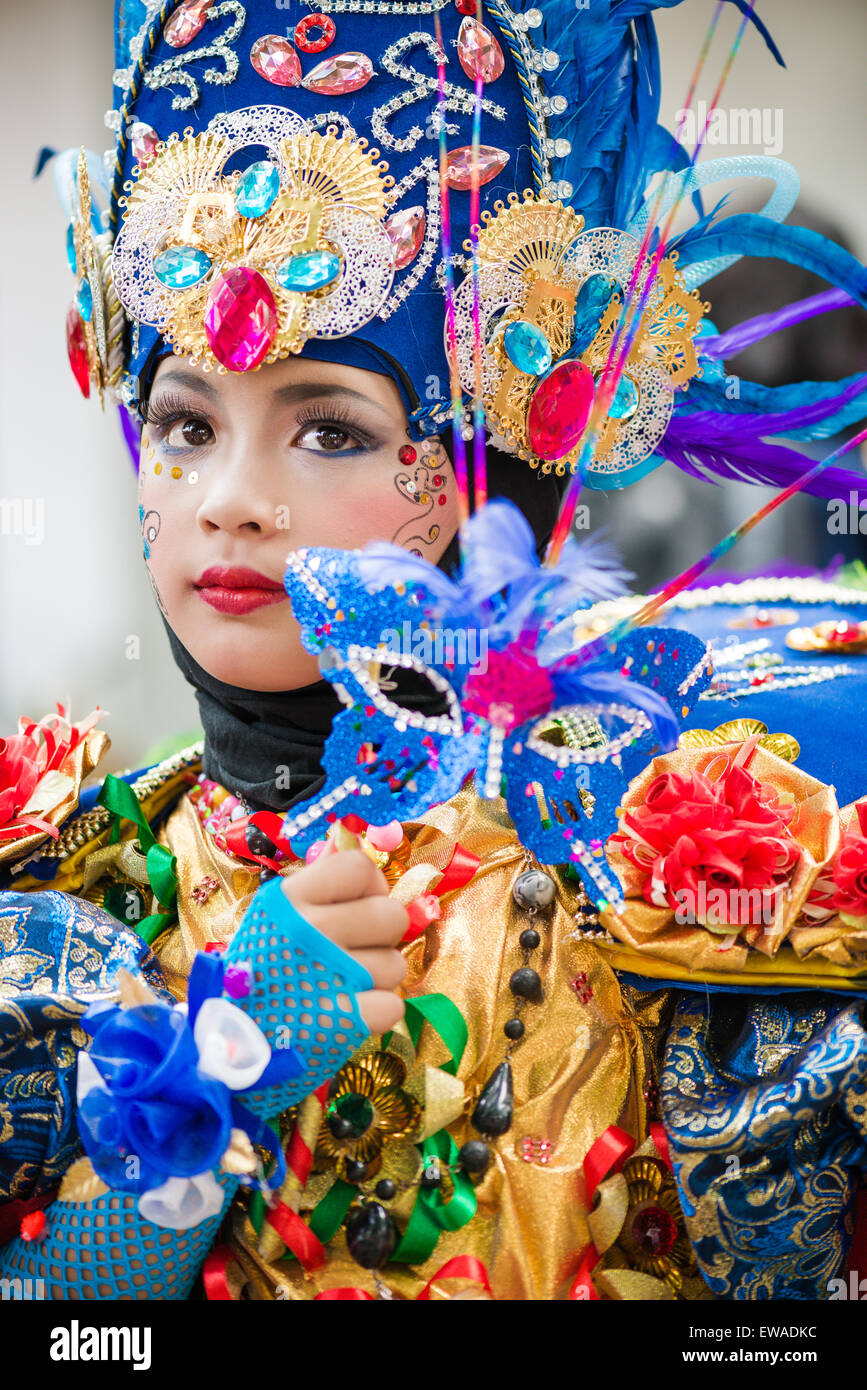 The Jember Fashion Carnival in Jember Indonesia Stock Photo - Alamy