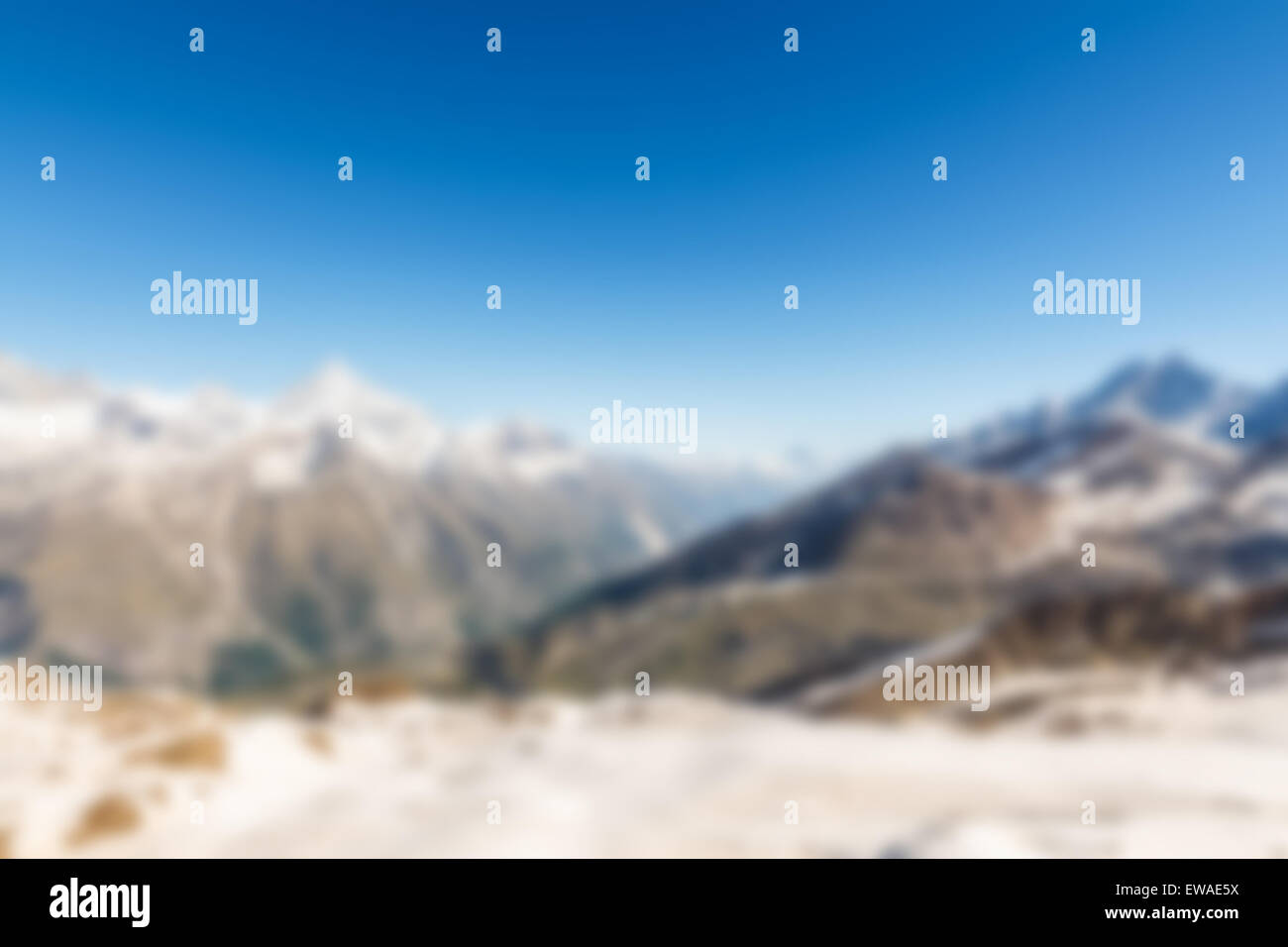 Mountain Range Landscape at Zermatt, Switzerland with blur background ...