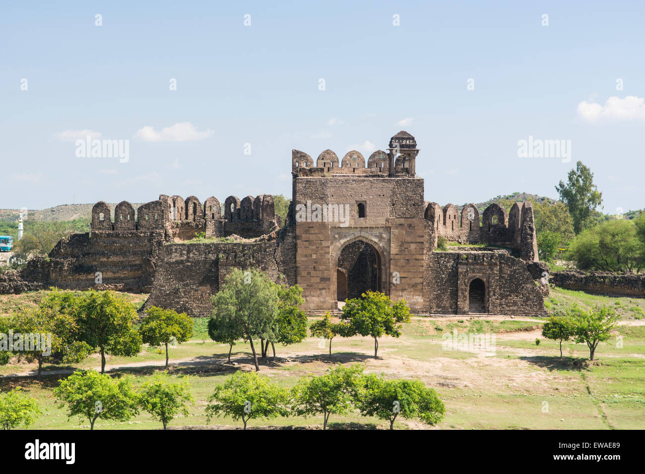 Rohtas Fort , Qila Rohtas , Jhelum Punjab Pakistan Stock Photo - Alamy