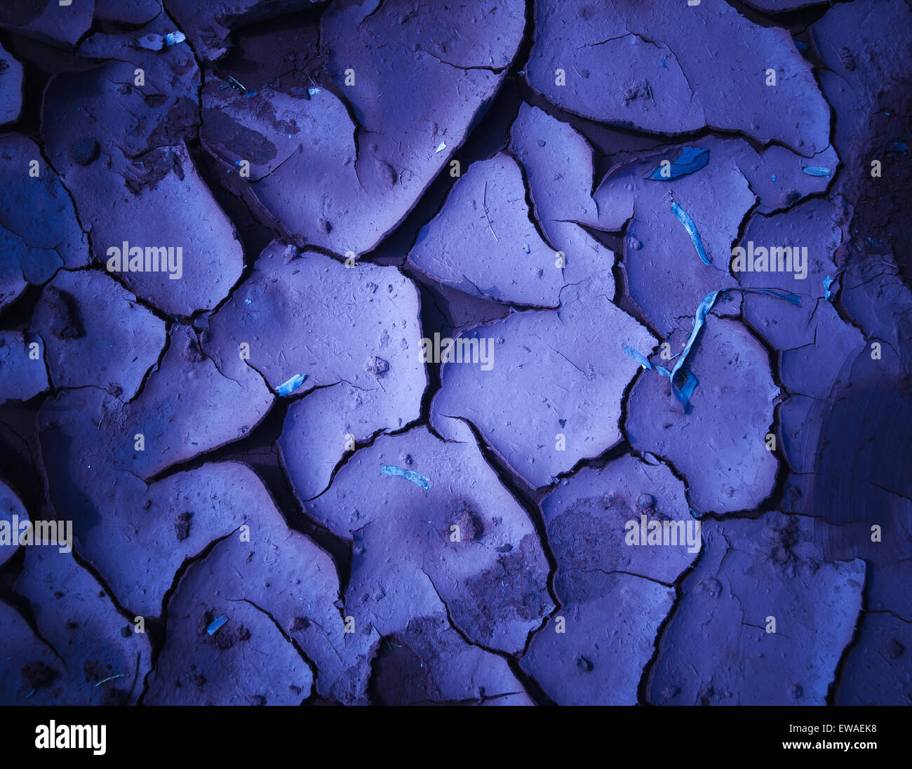 Mud textured background in blue tone. Small detail Stock Photo - Alamy