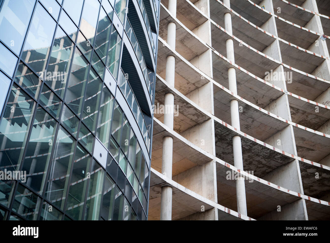 Finished and unfinished construction Stock Photo - Alamy