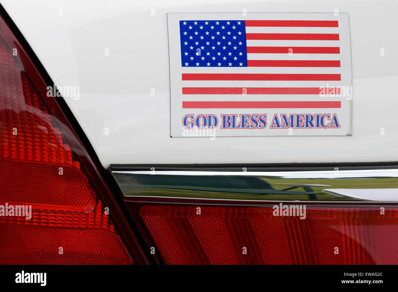 God bless America Car stickers Stock Photo - Alamy